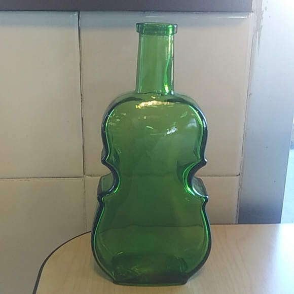 Wheaton | Art | Vintage Wheaton Green Violin Bottle | Poshmark